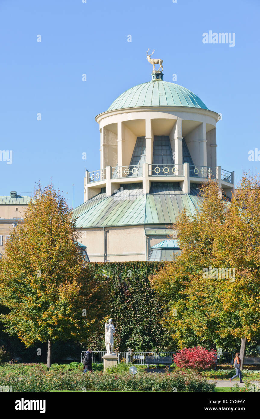 The Art Building (Kunstgebäude), a landmark in Stuttgart, Baden ...