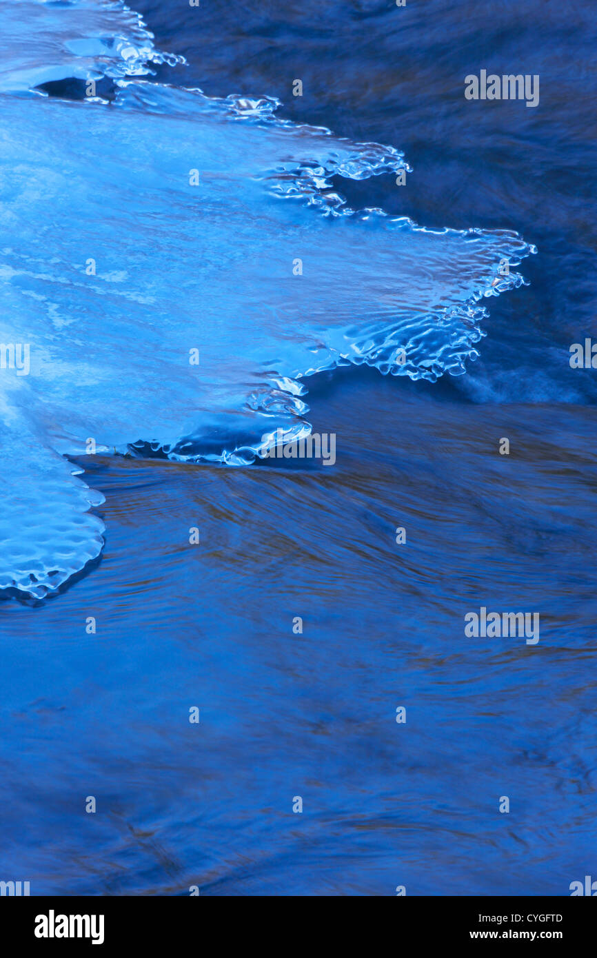 Water and Ice Stock Photo - Alamy
