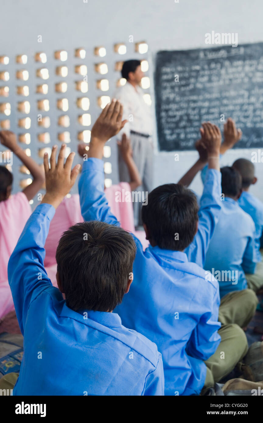 Classroom scene in a rural school Stock Photo - Alamy