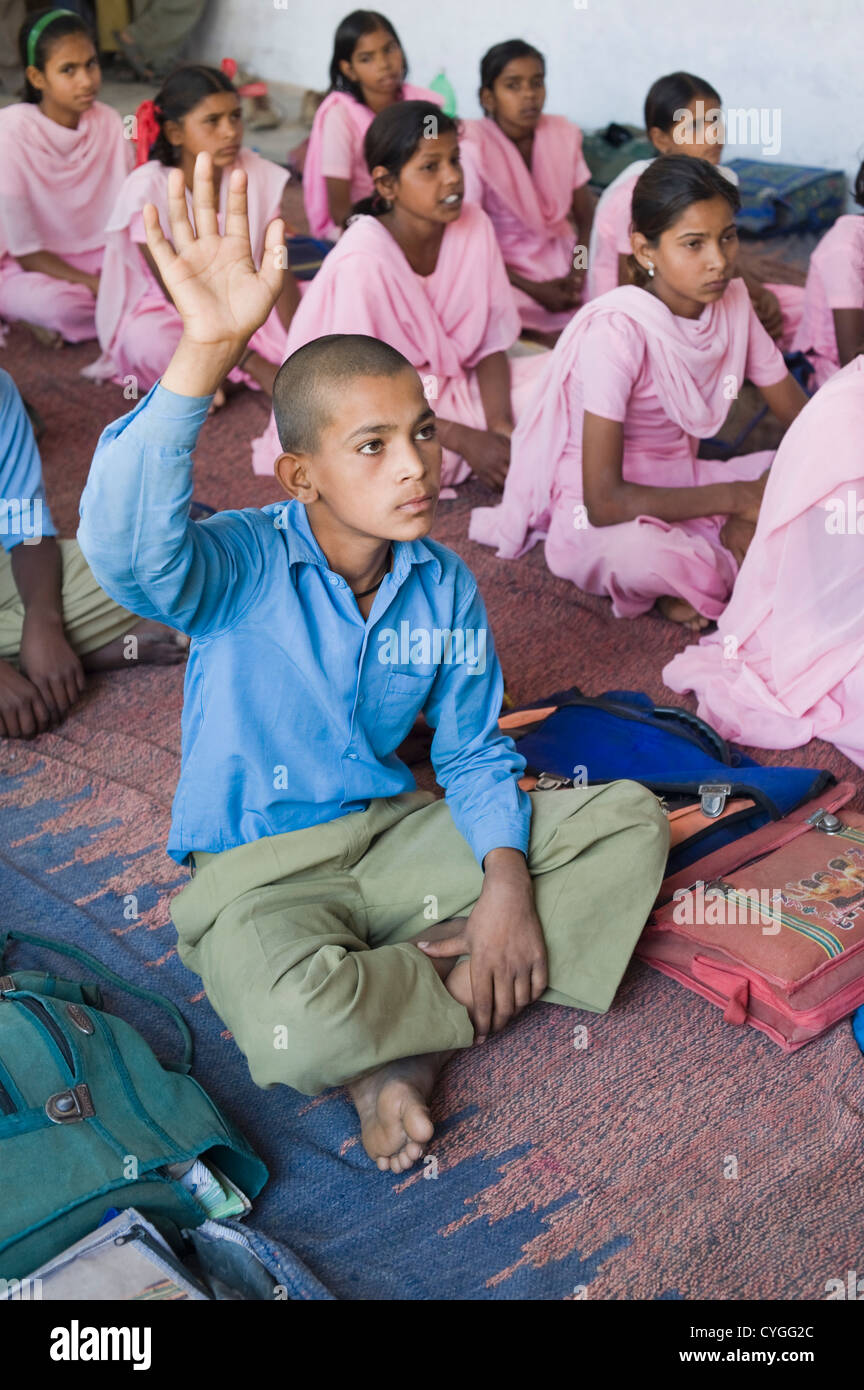 Classroom scene in a rural school Stock Photo - Alamy