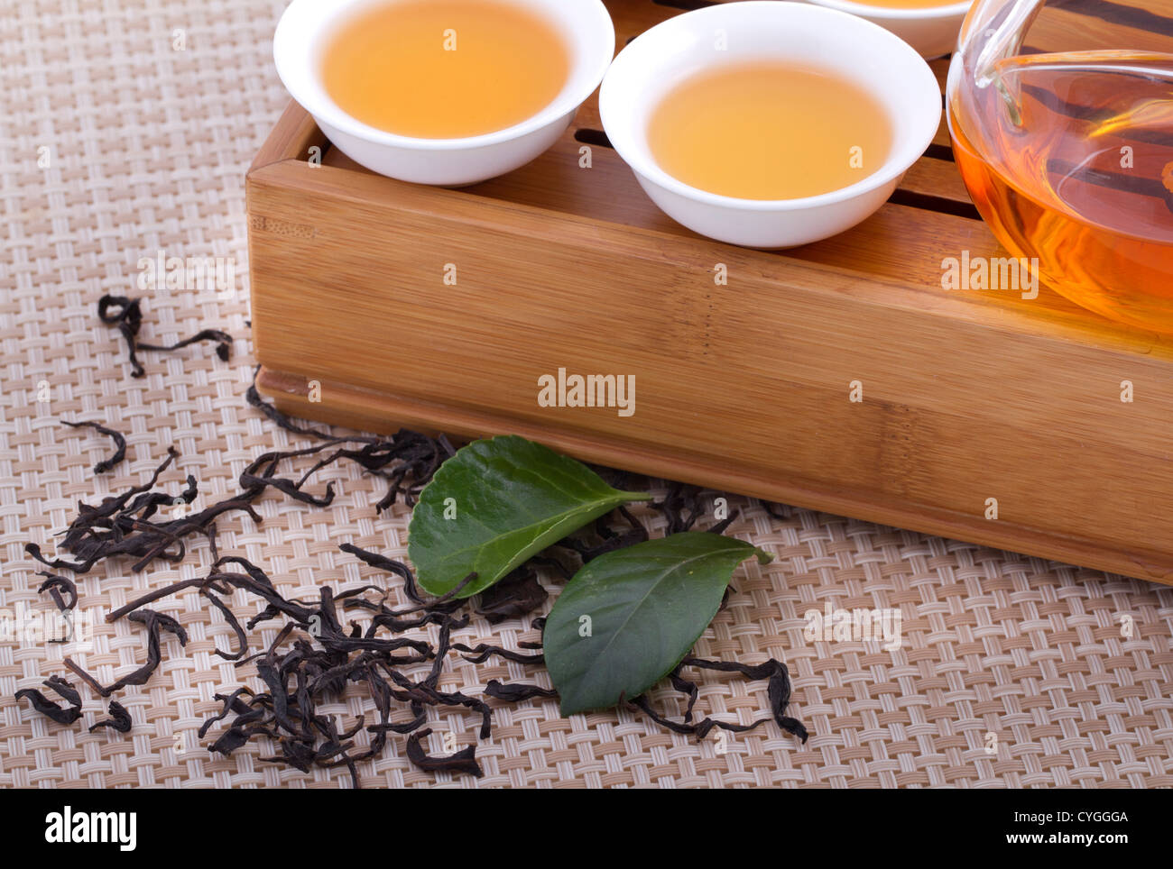 Chinese Tea Puer Tea in tea cup Stock Photo - Alamy