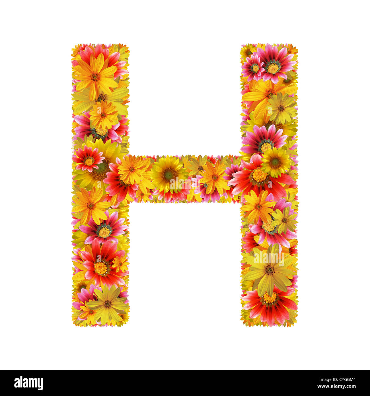 Letter H Flowers High Resolution Stock Photography and Images - Alamy
