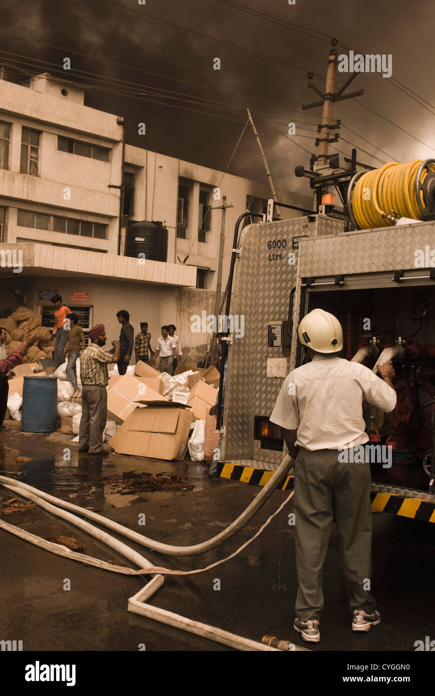 Fire engine vehicle india hi-res stock photography and images - Alamy