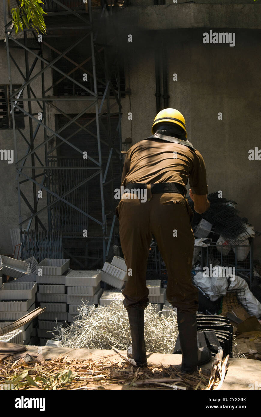 Firefighter india hi-res stock photography and images - Alamy