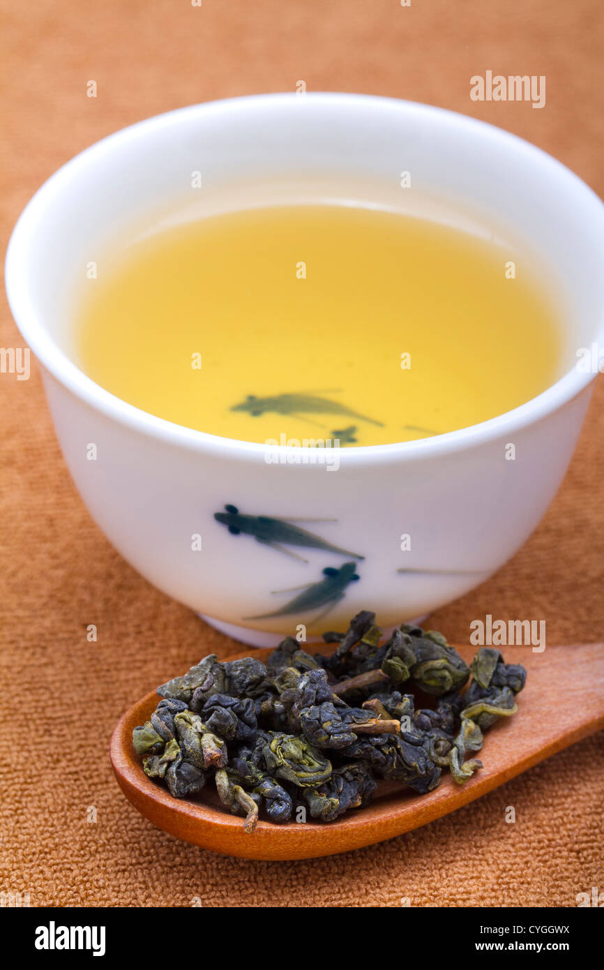 Chinese Tea and Tea Cup Stock Photo - Alamy