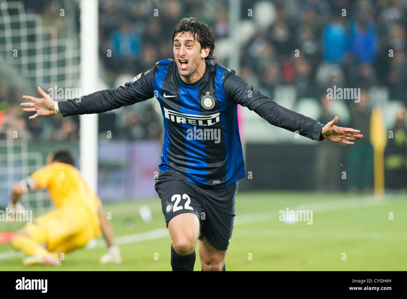 Diego Milito (Inter), NOVEMBER 3, 2012 - Football / Soccer : Diego ...