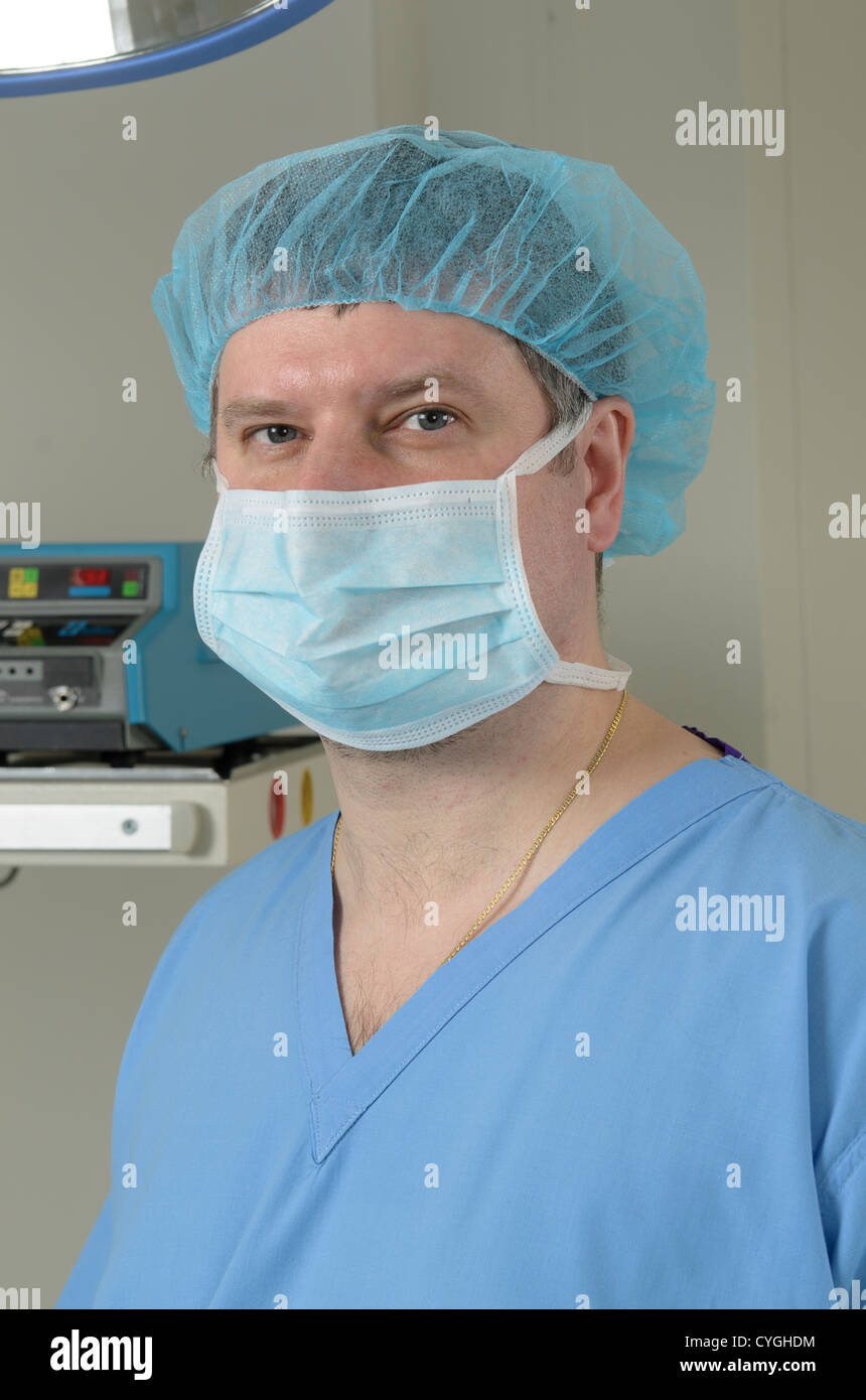 Portrait of Professor of Medicine, Chief Surgeon Stock Photo - Alamy