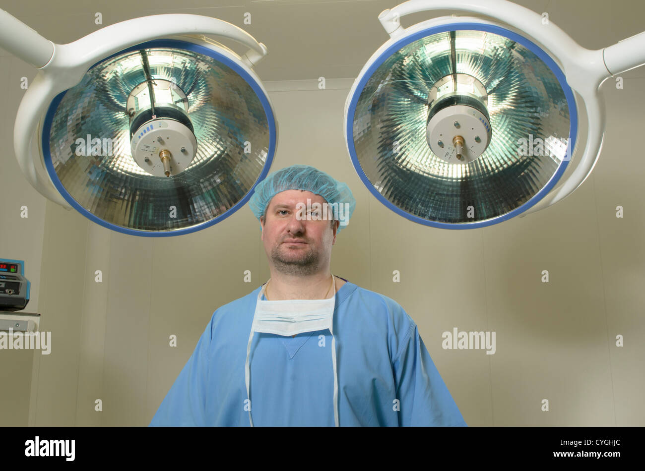 Portrait of Professor of Medicine, Chief Surgeon Stock Photo - Alamy