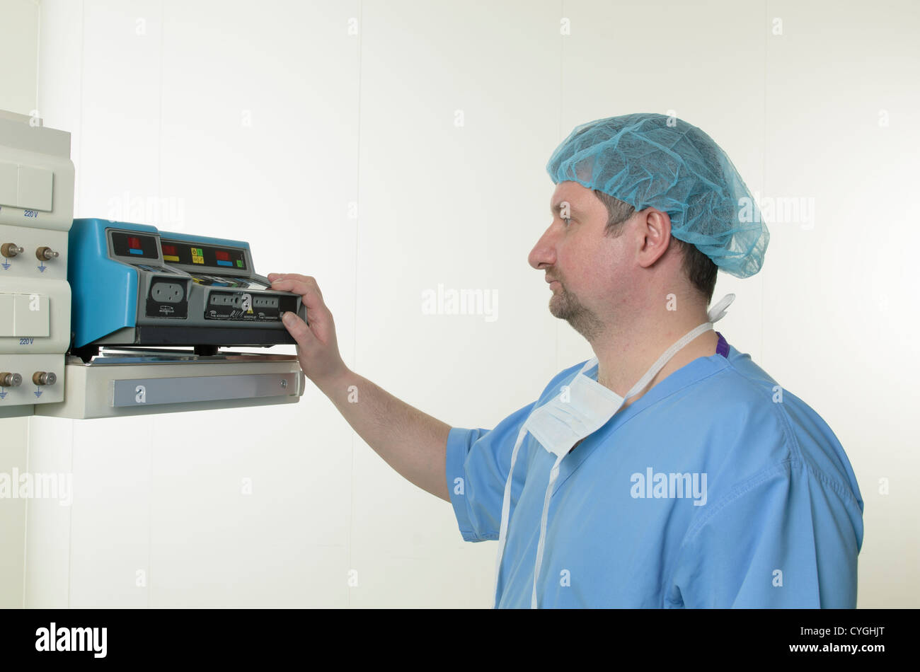 Portrait of Professor of Medicine, Chief Surgeon Stock Photo - Alamy