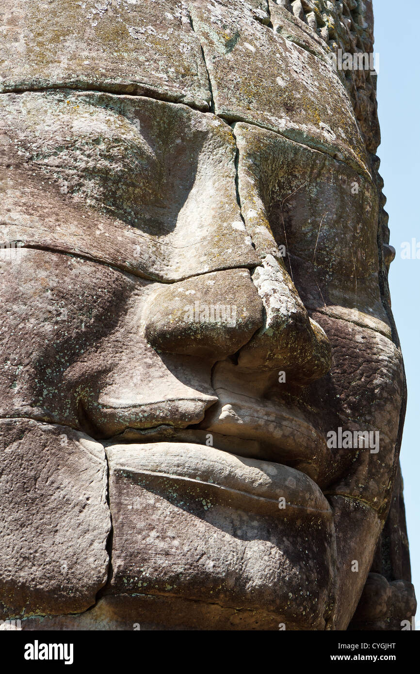 Bayon giant faces hi-res stock photography and images - Alamy