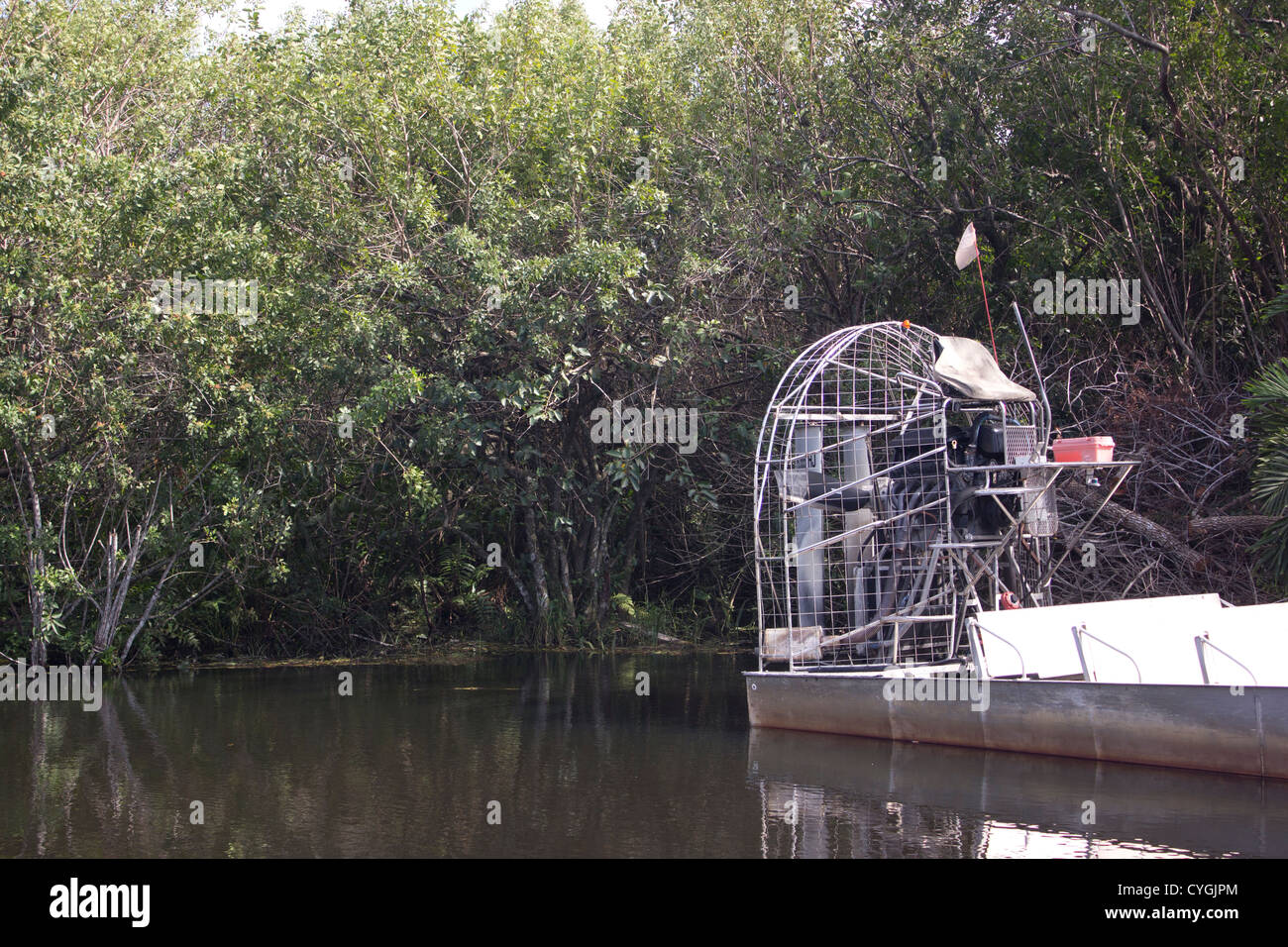 An air boat in the Everglades National Park Stock Photo - Alamy