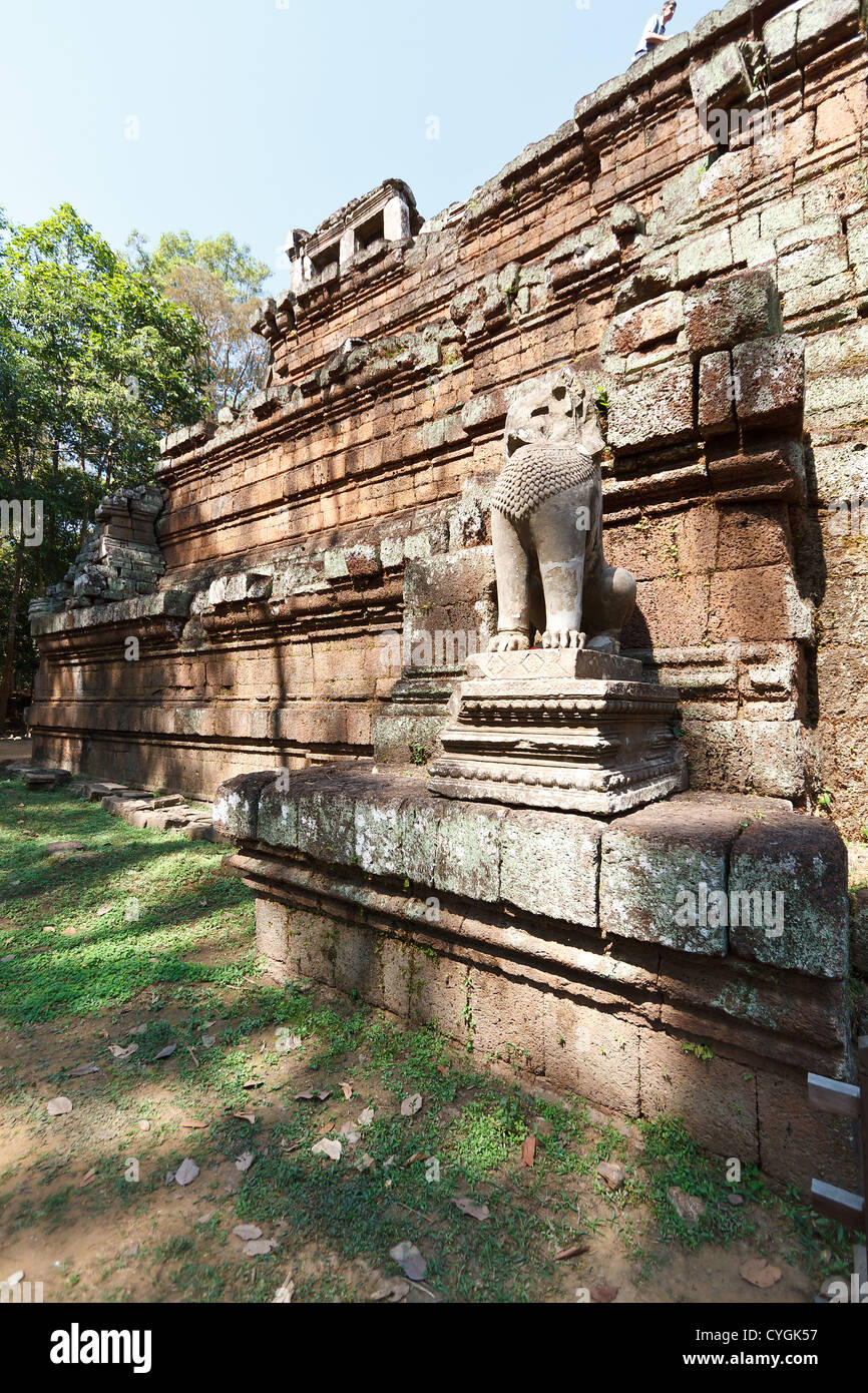 The Ruins of the Temple Baphuon in the Angkor Temple Park, Cambodia ...