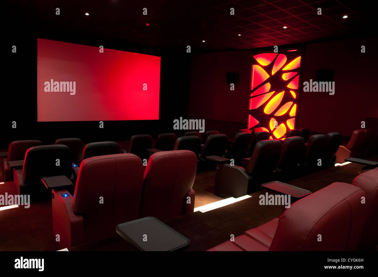 Odeon cinema fine dining while you watch movie experience, UK Stock ...