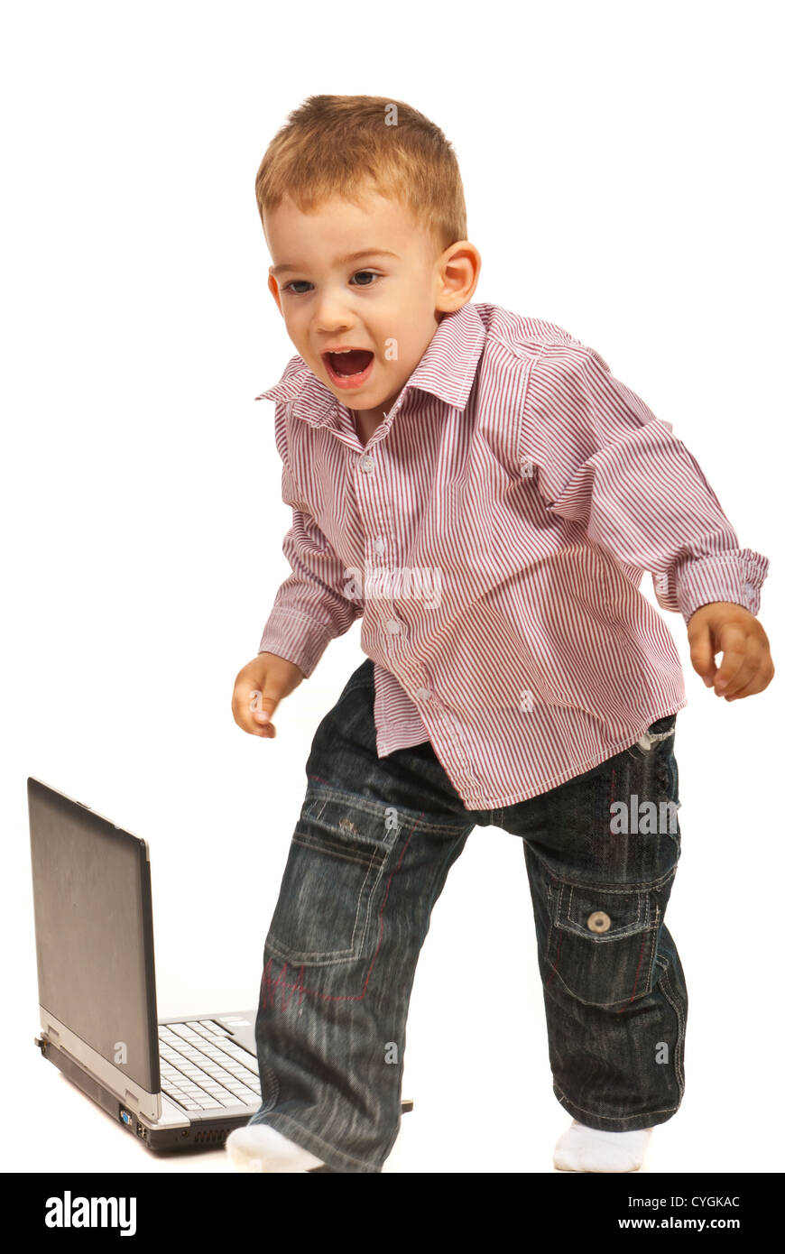Scared child running hi-res stock photography and images - Alamy