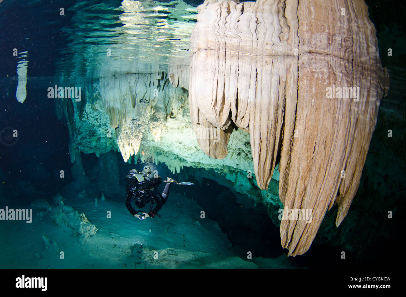 Grand cenote, Tulum (Playa del Carmen), Yucatan, Mexico Stock Photo - Alamy