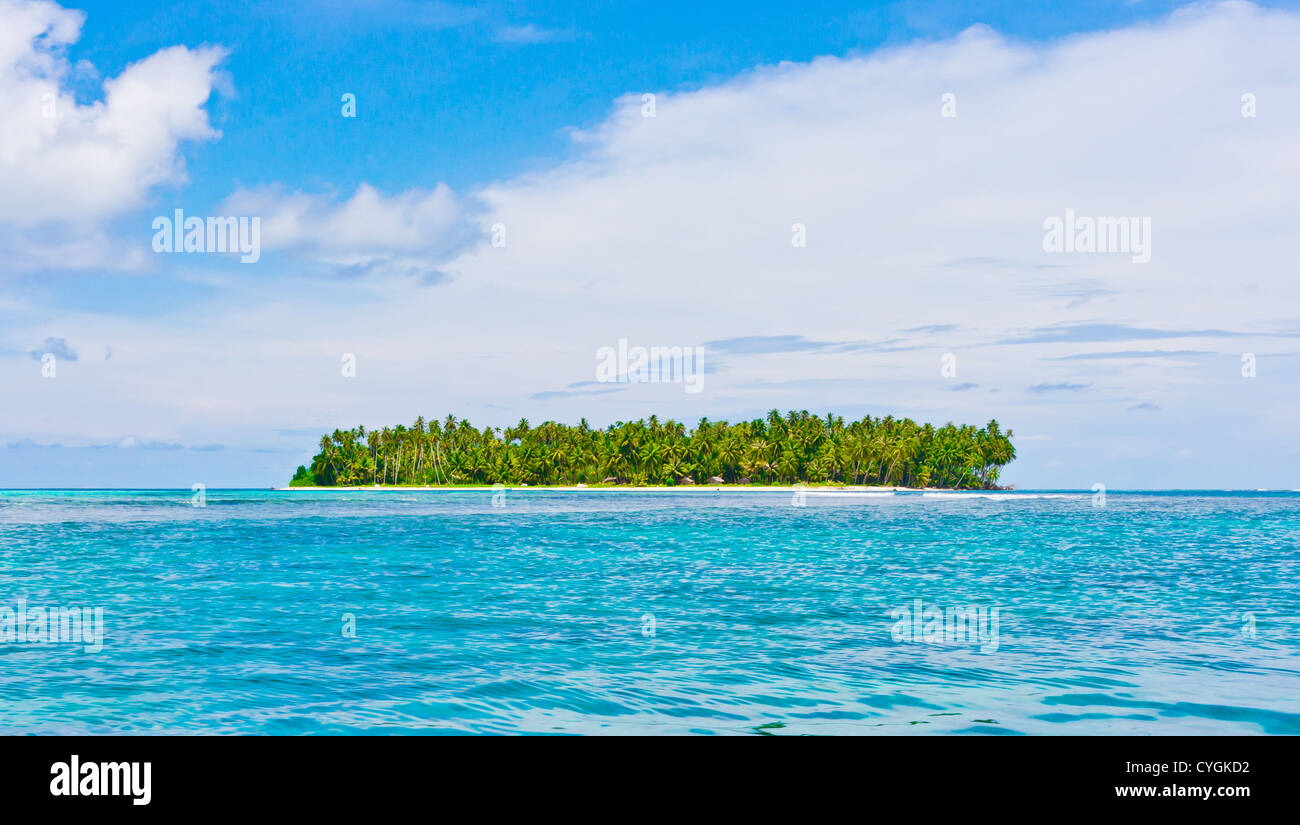 Beautiful tropical island in ocean Stock Photo - Alamy