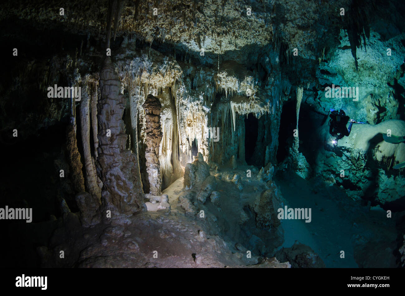 Grand cenote, Tulum (Playa del Carmen), Yucatan, Mexico Stock Photo - Alamy