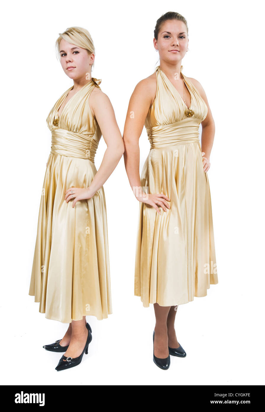 Two women dress Cut Out Stock Images & Pictures - Alamy