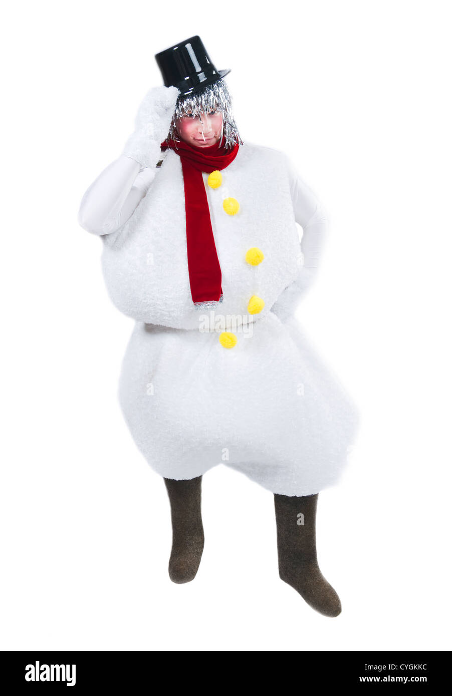 Snow man costume hi-res stock photography and images - Alamy