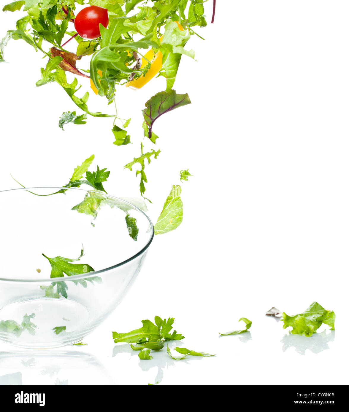 Flying salad hi-res stock photography and images - Alamy