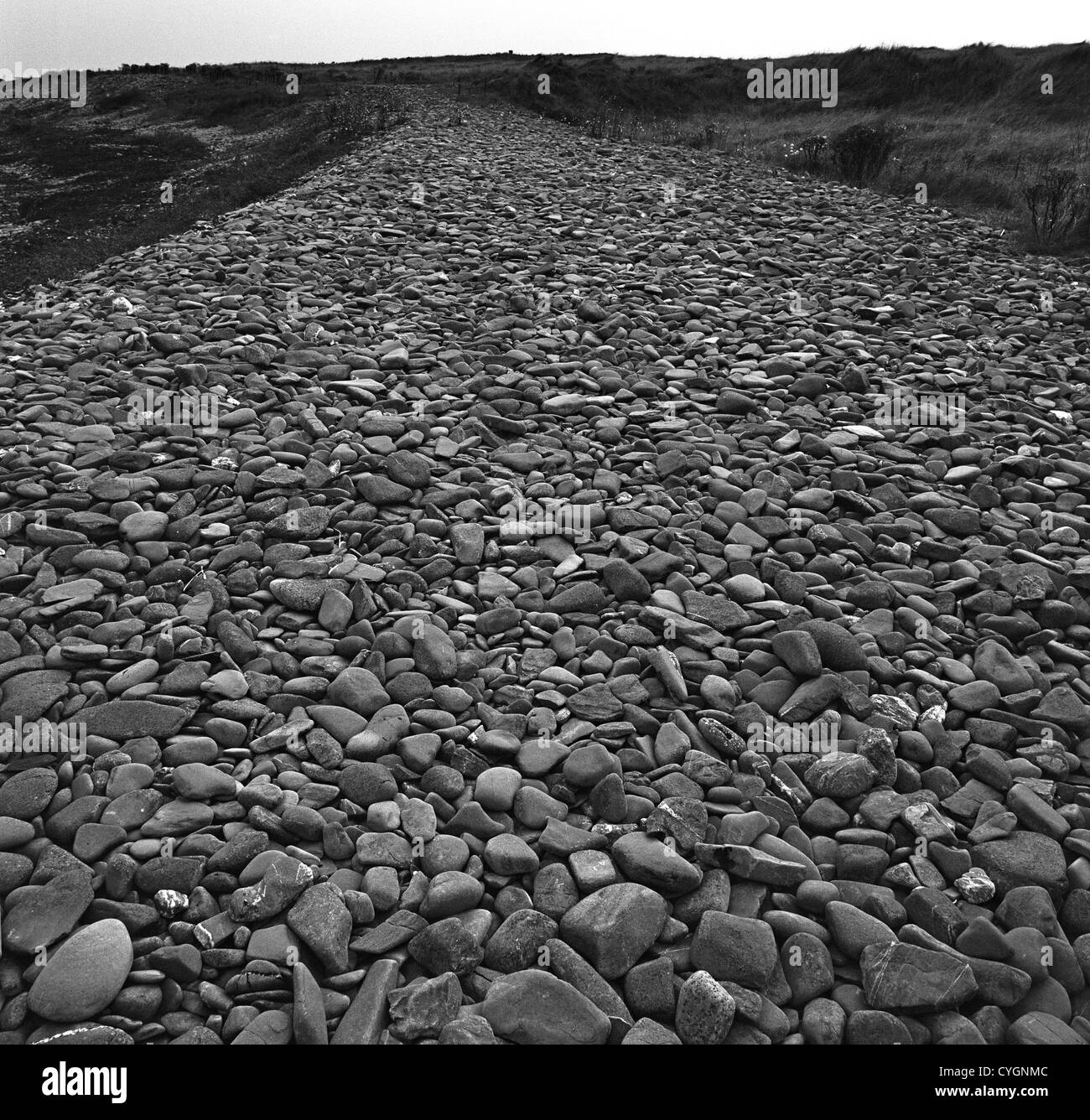 Pebble and Stone pathway, Kearney Point, Co Down, Northern Ireland ...
