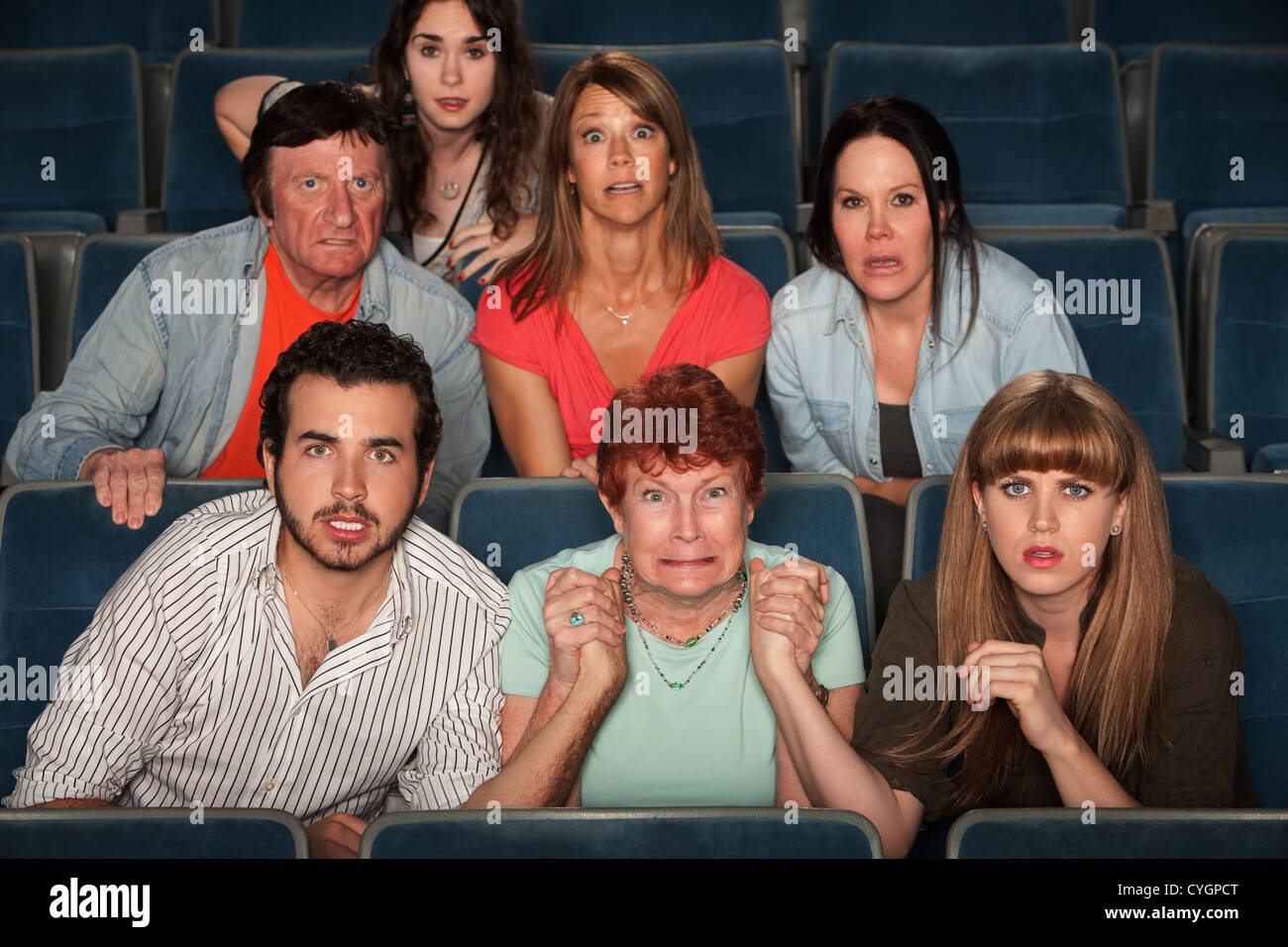 Stadium audience scared hi-res stock photography and images - Alamy