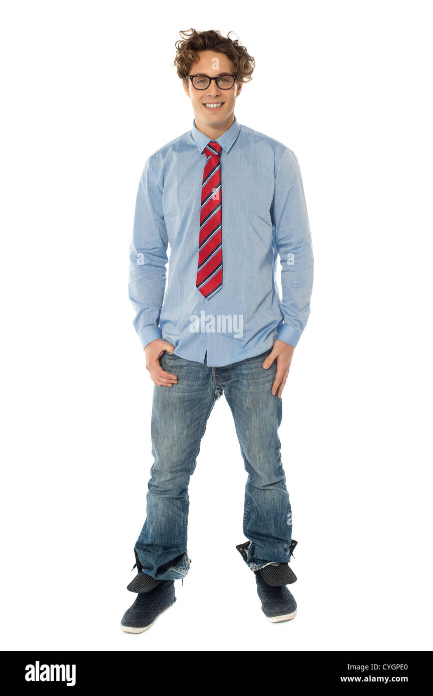 Man standing in modern Cut Out Stock Images & Pictures - Alamy