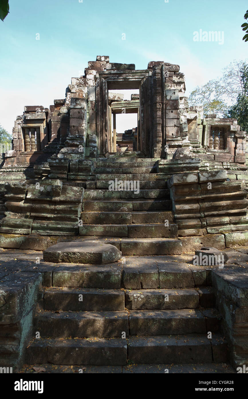 The Temple Ruins of Preah Pithu in the Angkor Temple Park, Cambodia ...