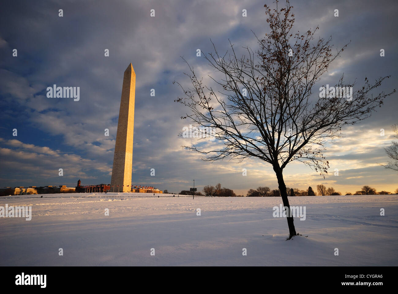 Washington dc with snow hi-res stock photography and images - Alamy
