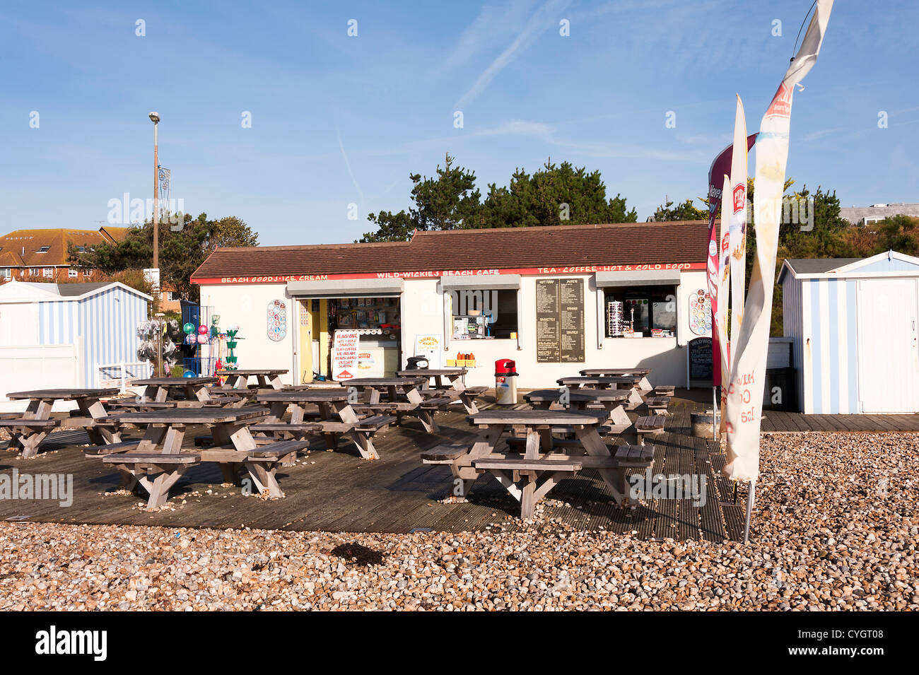 Wild-Wickies Beach Cafe At Aldwick Bognor Regis West Sussex England ...