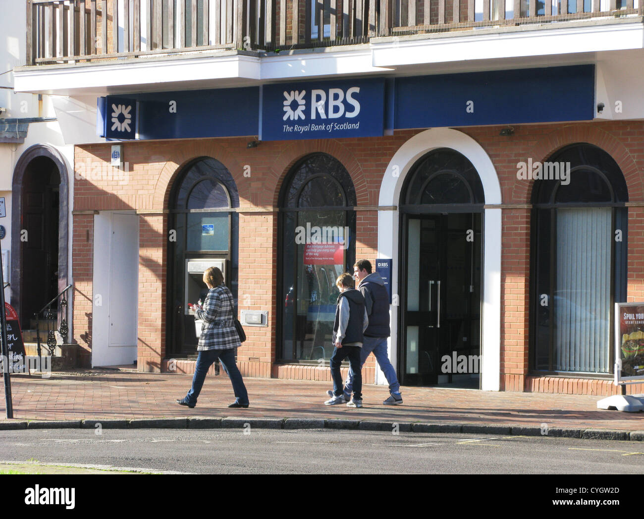 Rbs bank high street hi-res stock photography and images - Alamy