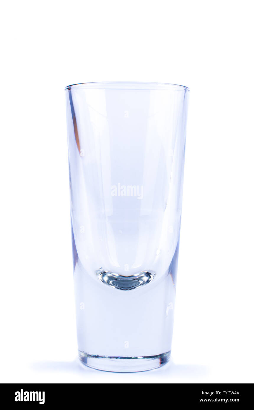 Empty glass water isolated Cut Out Stock Images & Pictures - Alamy