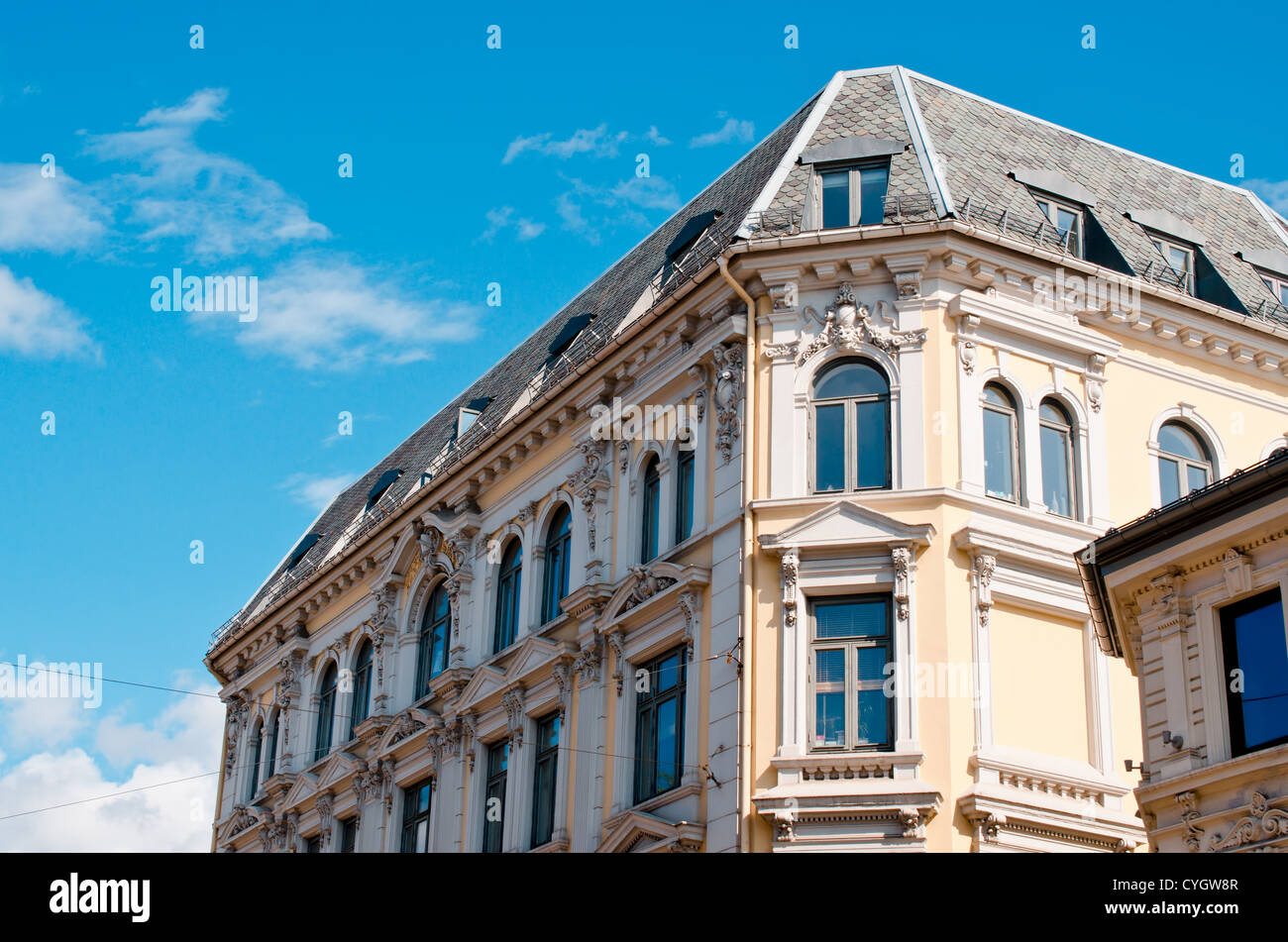 Building architecture on sky background Oslo, Norway Stock Photo - Alamy