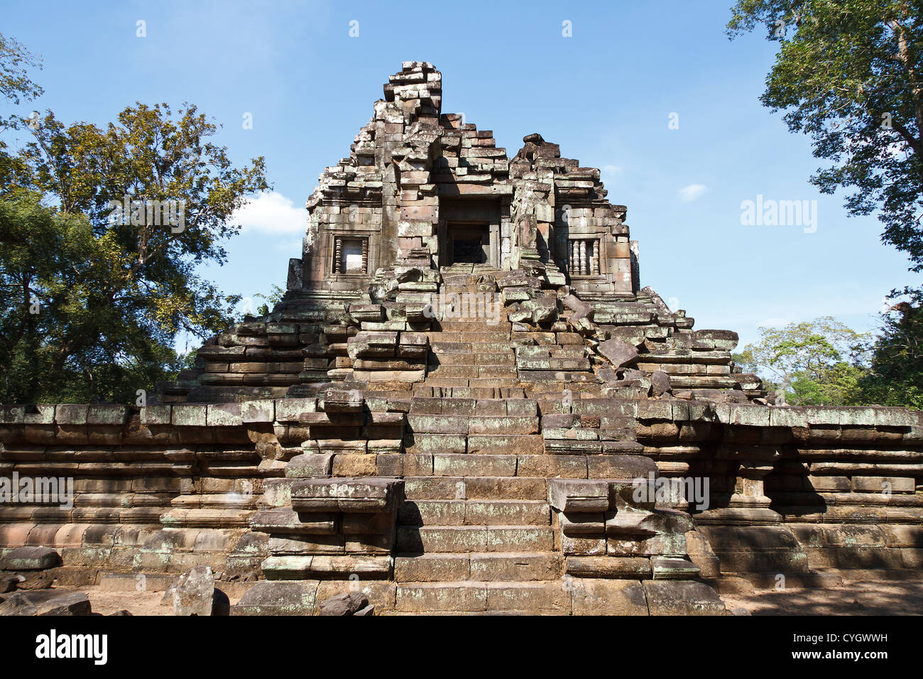 The Temple Ruins of Preah Pithu in the Angkor Temple Park, Cambodia ...