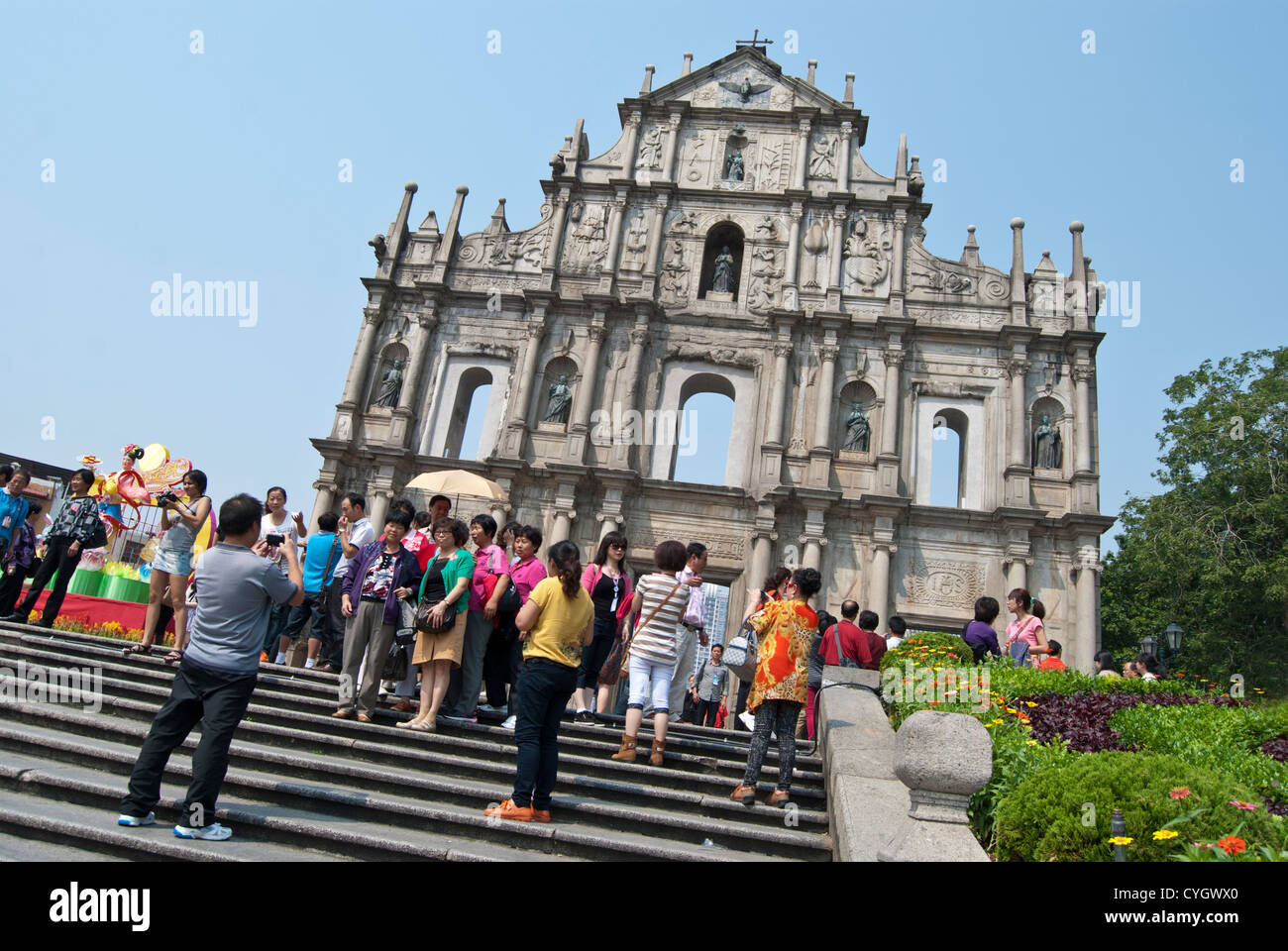 The Church of St Paul's, Macau Stock Photo - Alamy