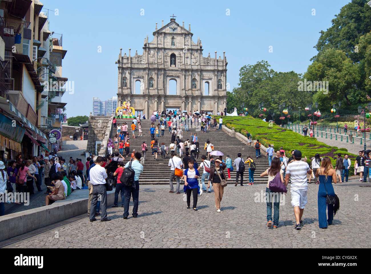 The Ruins of St Paul's, Macau Stock Photo - Alamy