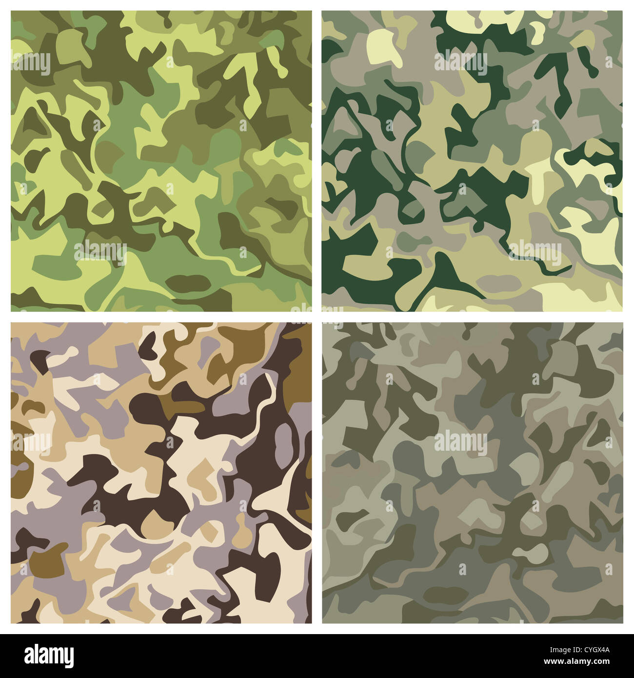 new royalty free set of military camouflage backgrounds Stock Photo - Alamy