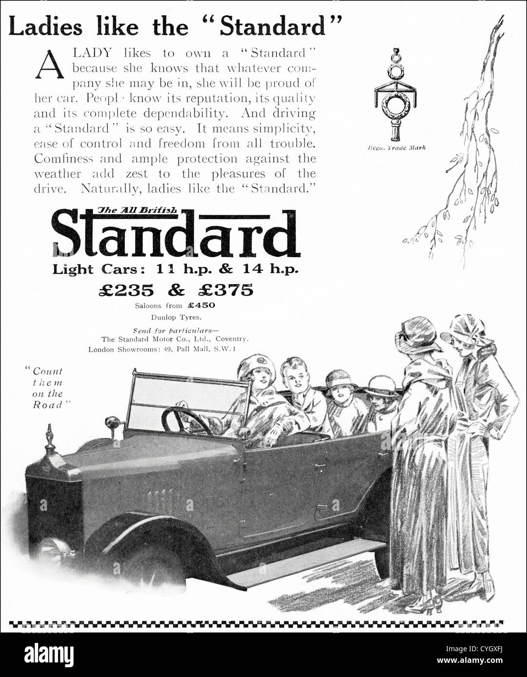 1920s car advertisement hi-res stock photography and images - Alamy