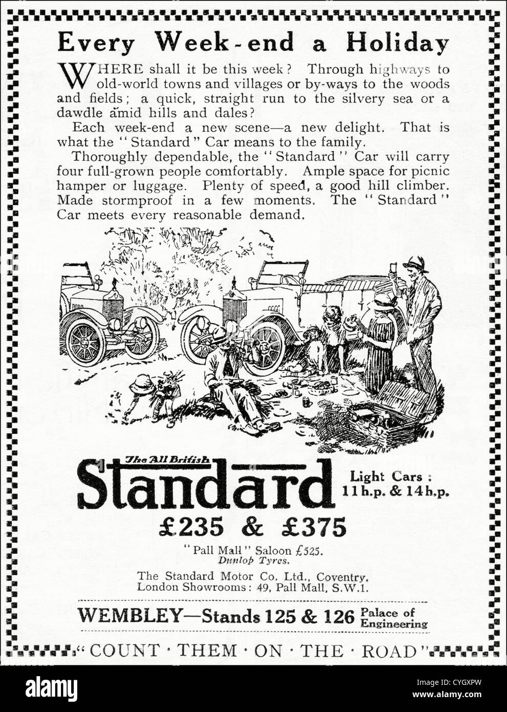 Original 1920s vintage print advertisement from English magazine ...