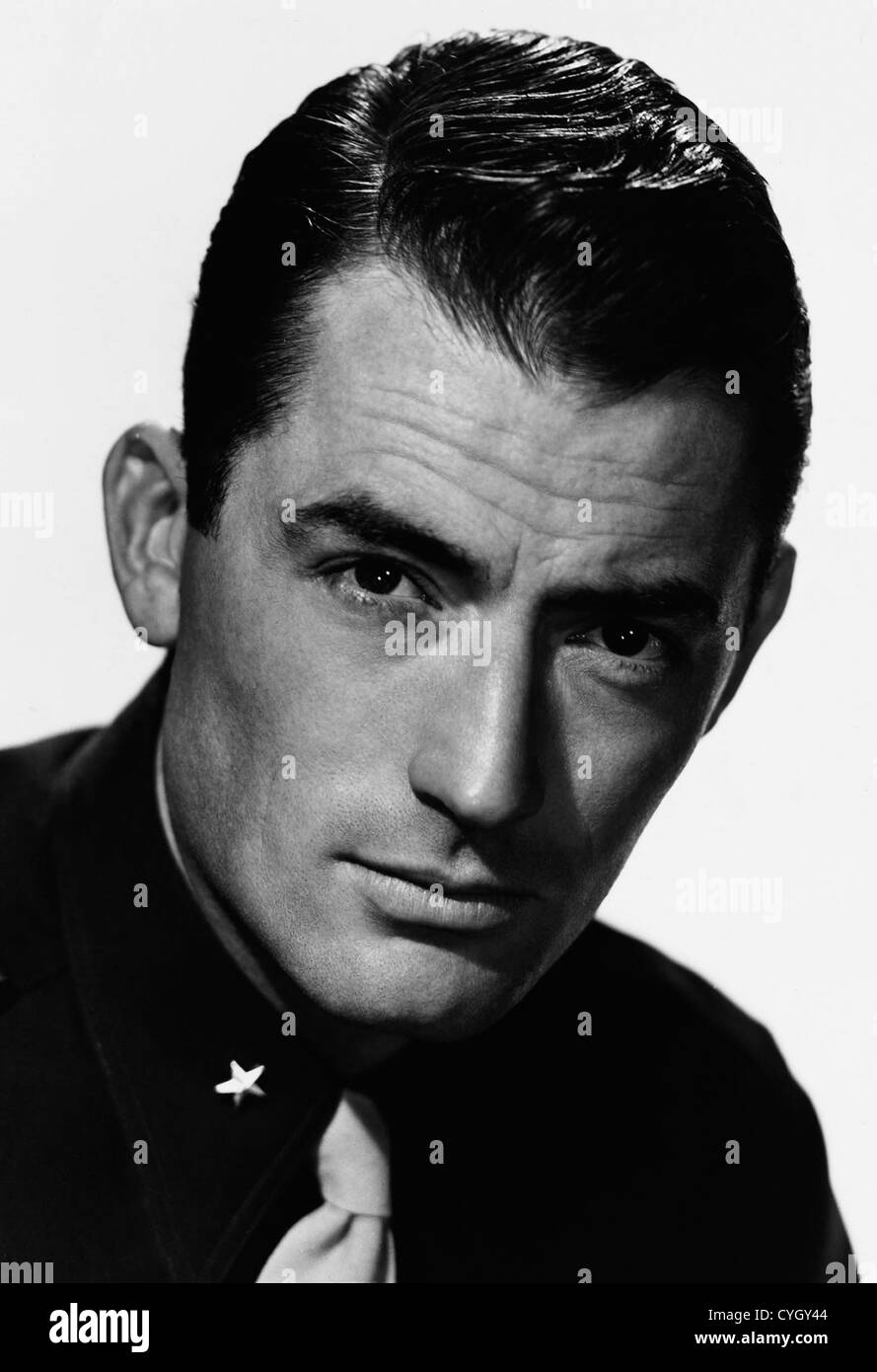 Gregory Peck Portrait Black and White Stock Photos & Images - Alamy