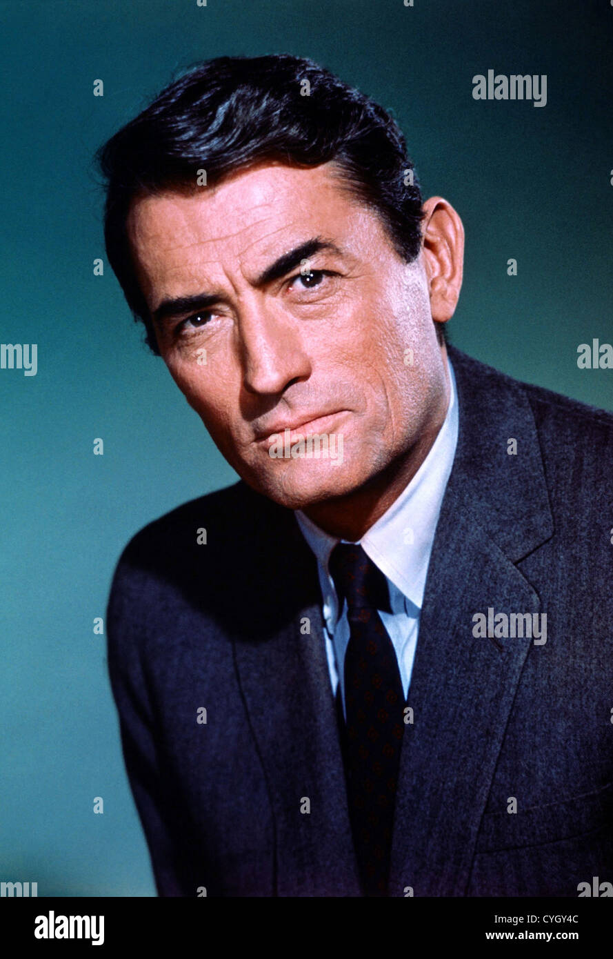 Gregory peck color portrait hi-res stock photography and images - Alamy