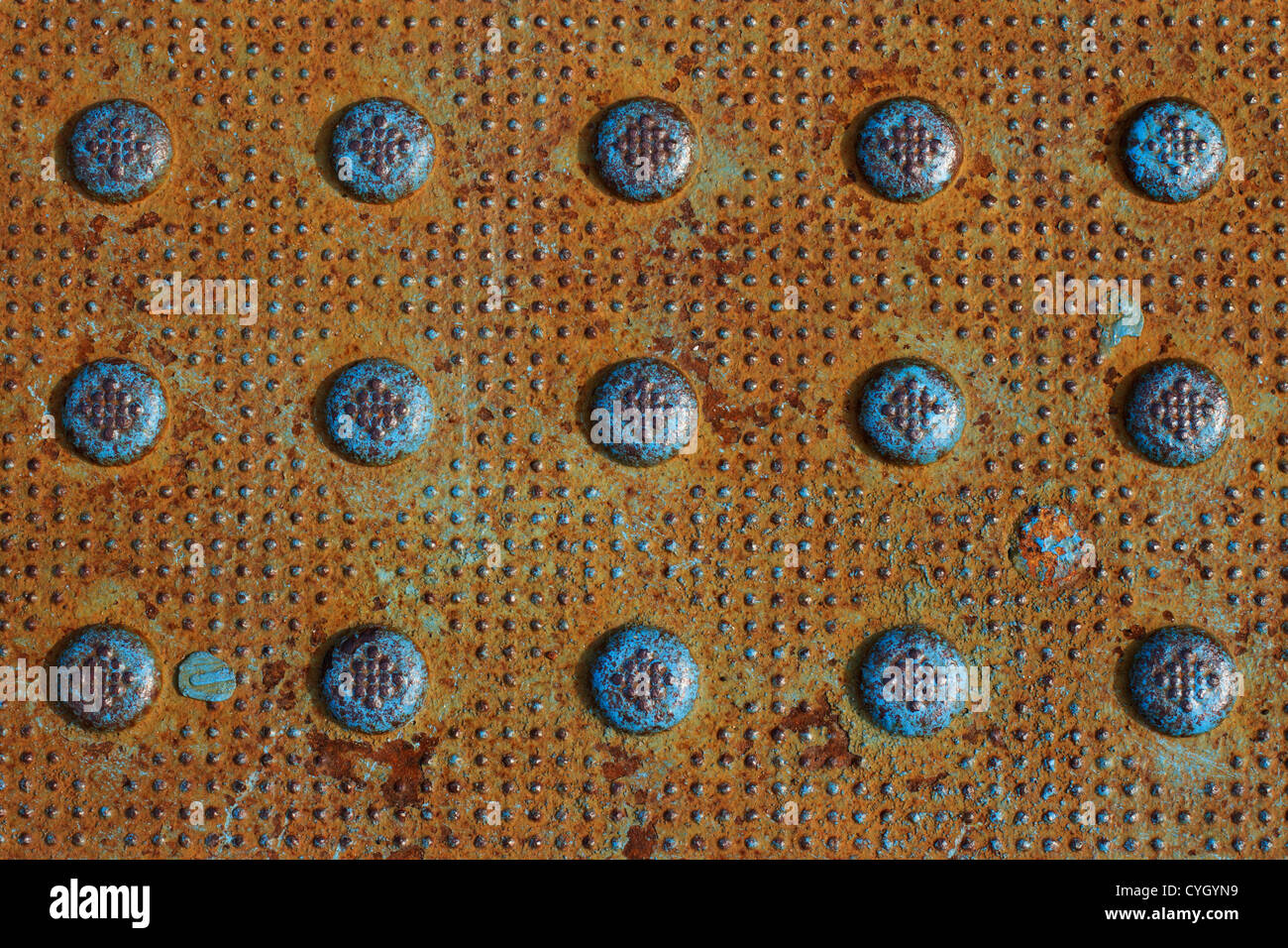 Worn patterned metal background Stock Photo - Alamy