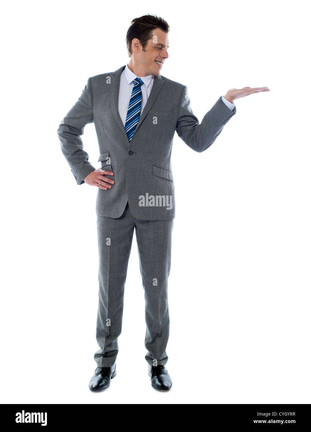 Male giving presentation adult Cut Out Stock Images & Pictures - Alamy
