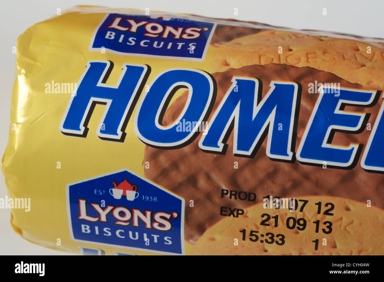 Lyons Homeblest chocolate digestive biscuits Stock Photo - Alamy