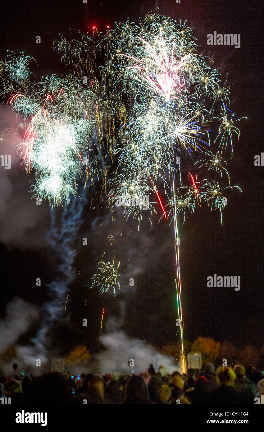 Public firework display at Christian Malford to celebrate Guy Fawkes ...