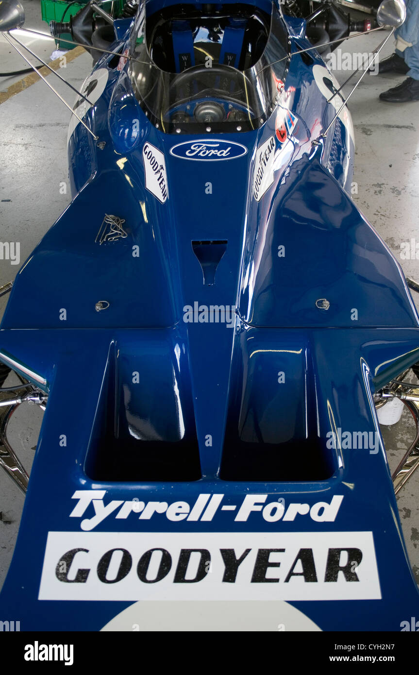 A Goodyear sponsored Tyrrell-Ford formula 1 car Stock Photo - Alamy