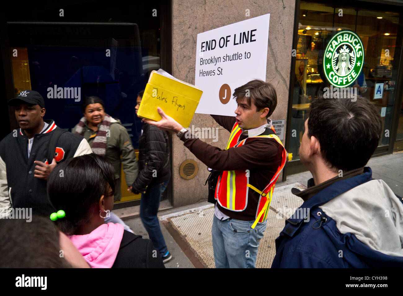 Long lines commuters wait hi-res stock photography and images - Alamy