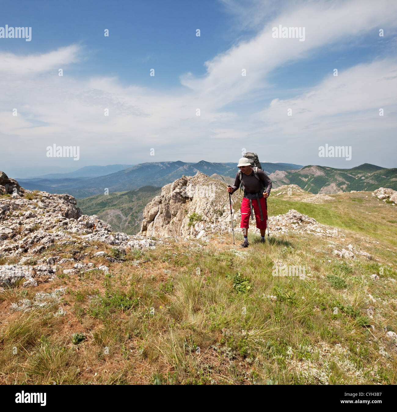 group in hike Stock Photo - Alamy