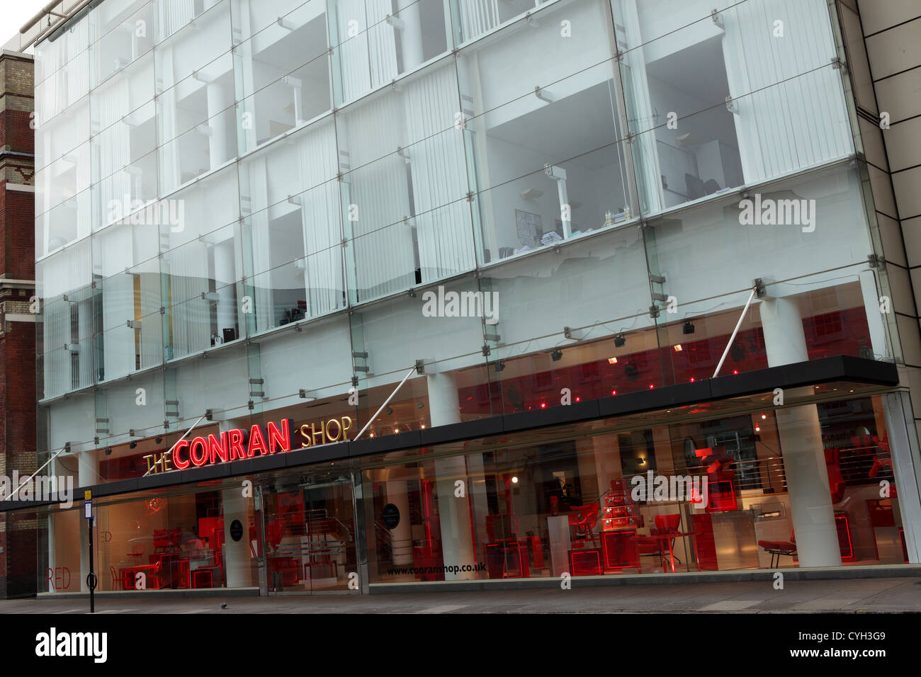 The Conran Shop, popular modern design retail outlet in Sloane Avenue ...
