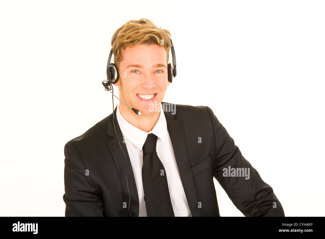 Customer service microphone hi-res stock photography and images - Alamy